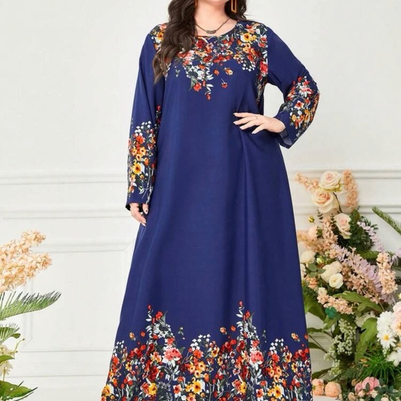 Dresses | Mulvari Plus Floral Print Tunic Dress | Poshmark